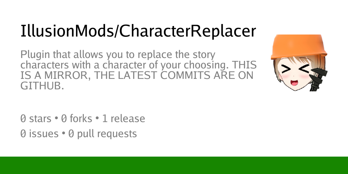 IllusionMods/CharacterReplacer: Plugin that allows you to replace the ...