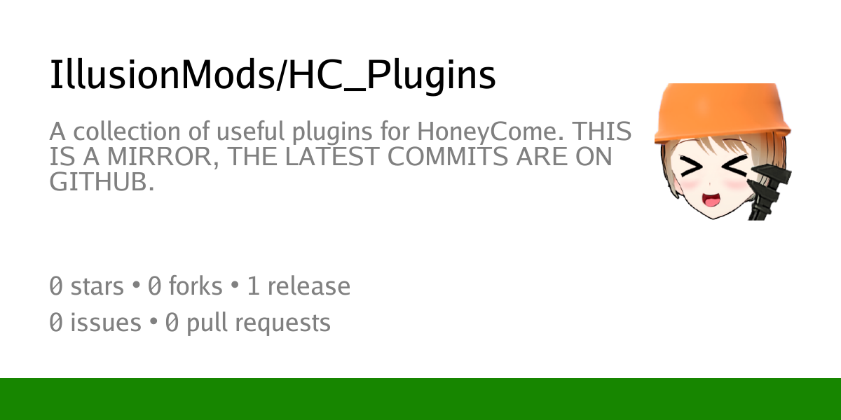 IllusionMods/HC_Plugins: A collection of useful plugins for HoneyCome ...