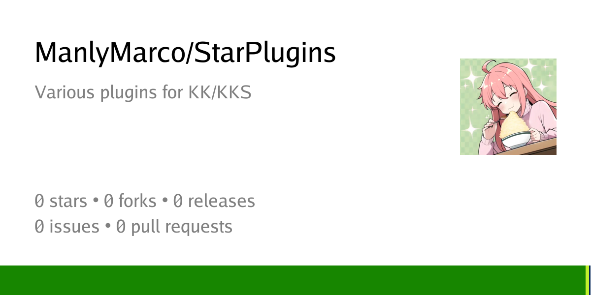 ManlyMarco/StarPlugins: Various plugins for KK/KKS - GitGoon: Git for ...